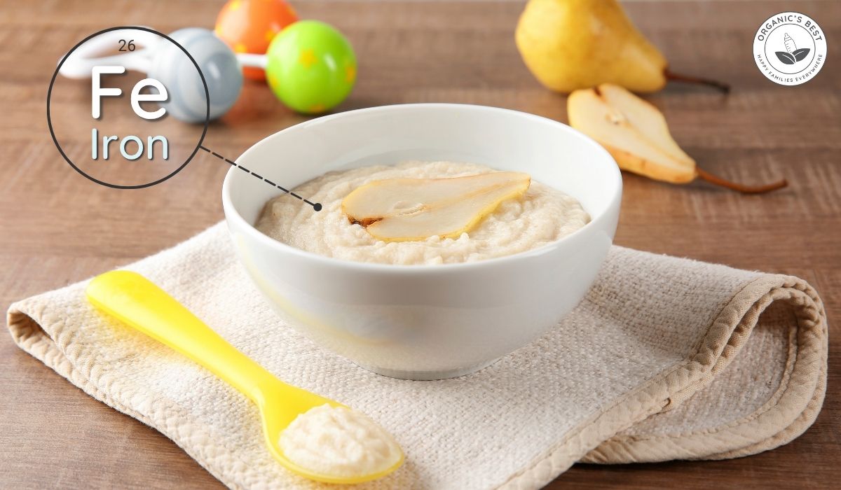 Health Benefits of Organic Iron-Fortified Baby Cereal