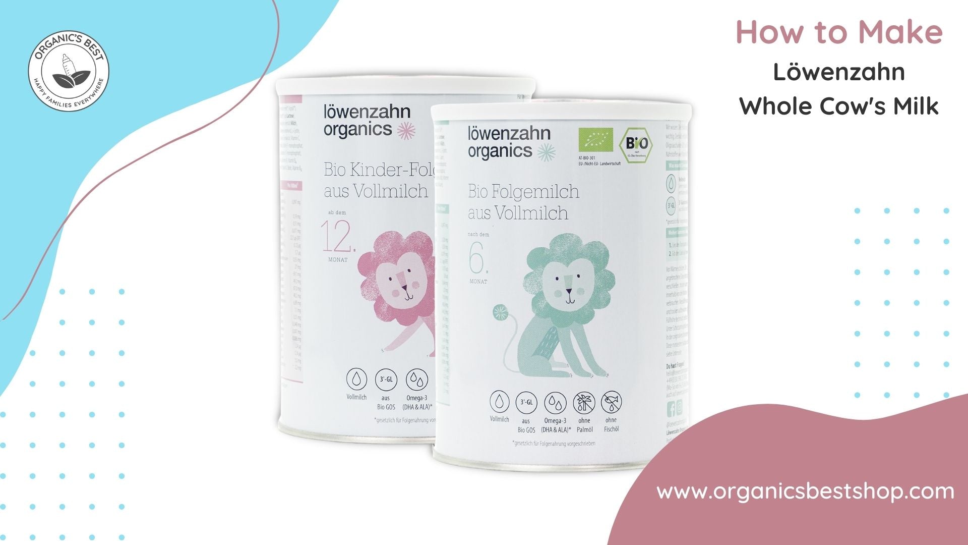Löwenzahn Whole Milk Stage 3 | Organic Toddler Formula