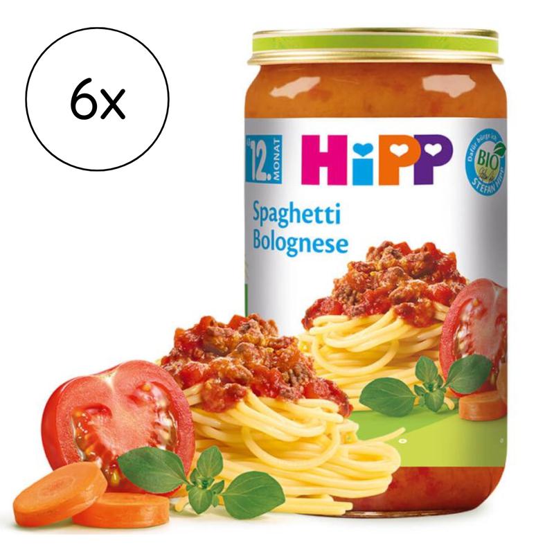 HiPP Spaghetti Bolognese Puree 12+ months | Organic Baby Food
