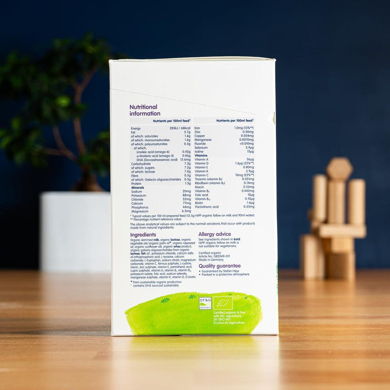 HiPP UK Stage 2 | Organic Baby Formula