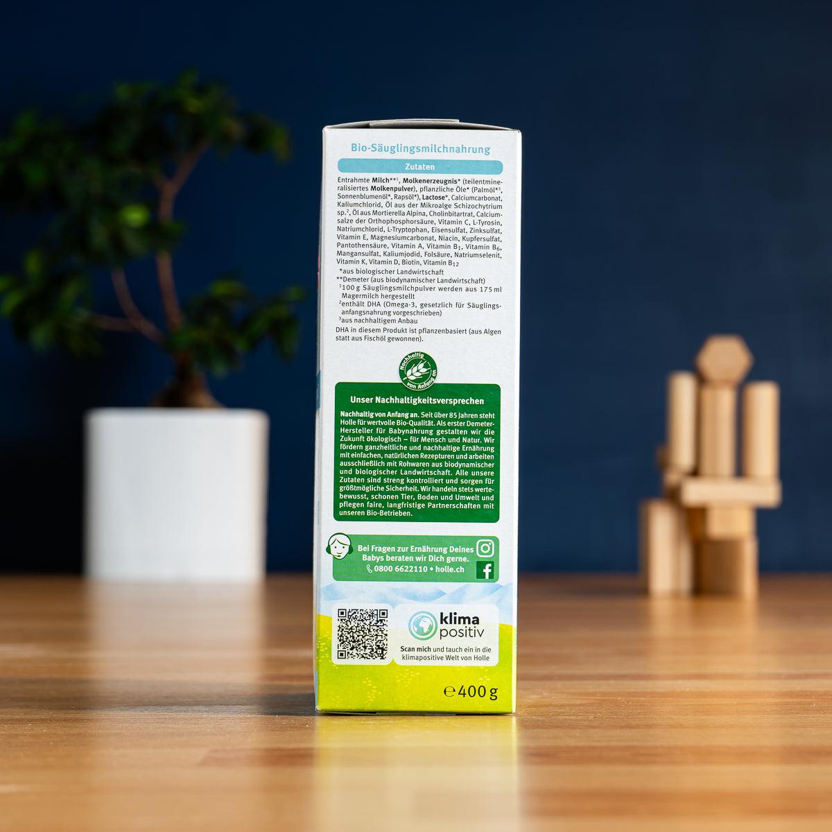 Holle Formula Stage 1 | Organic Infant Formula