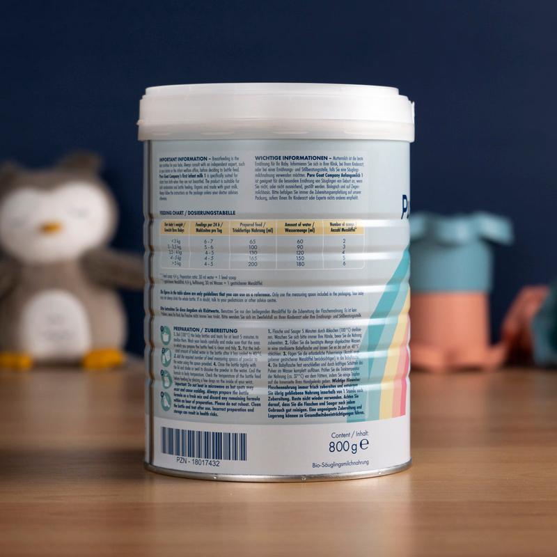 Pure Goat Stage 1 | Organic Infant Formula